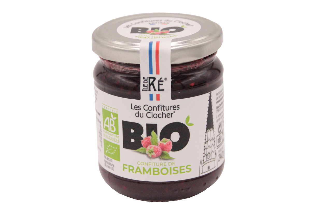 Confitures du Clocher-Confiture artisanale de Framboises BIO- 240g My ...